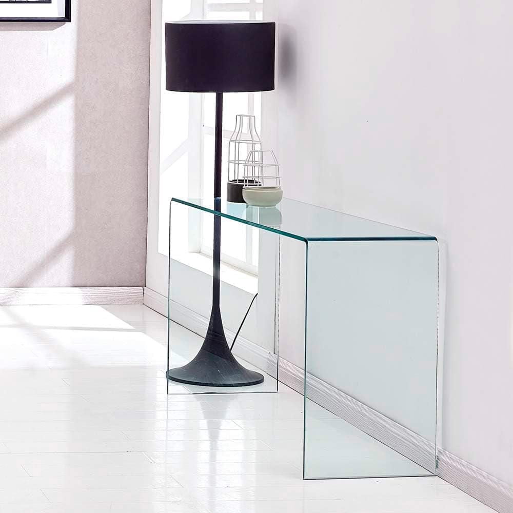 Click here for Heavenly Collection Waterfall Glass Console - Extr... prices