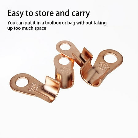 10 Pieces Mini Wire Terminals Copper Electrical Spare Parts Removable ...