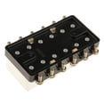 Wzmzjy Six-Way Glass Tube Fuse Holder 12 Volt Use Circuit Protection ...