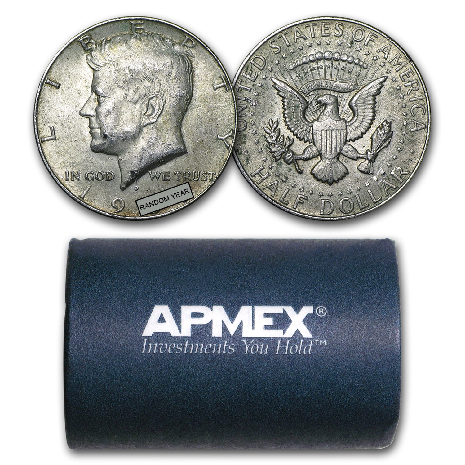 40% Silver Coins $10 Face Value Roll Avg Circ - Walmart.com