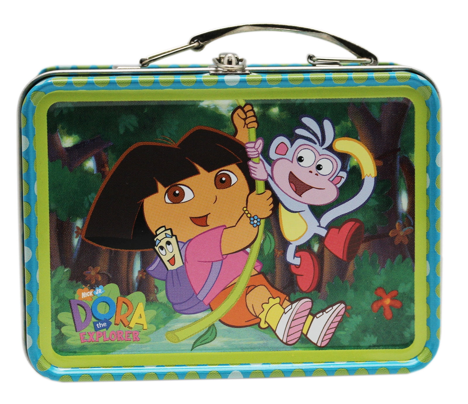 Dora the Explorer Dora and Boots Vine Swinging Mini Tin Treasure ...
