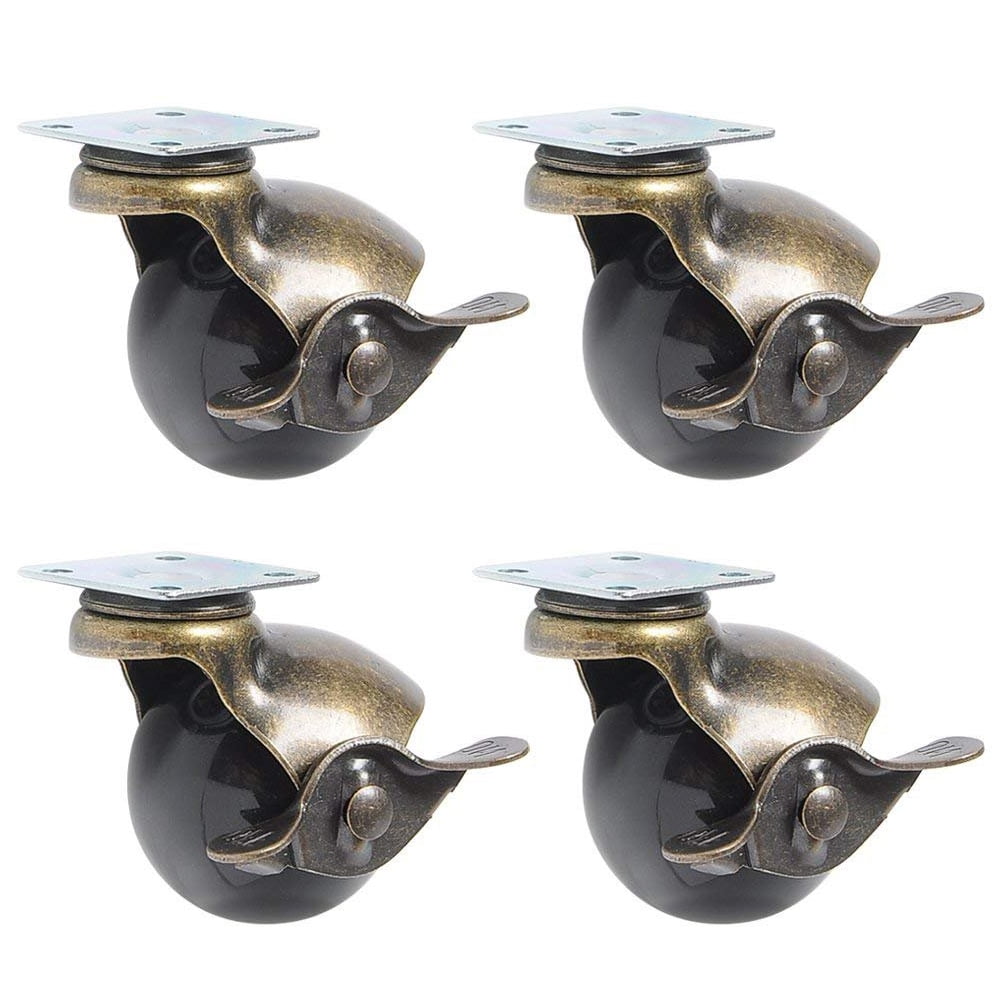 CJC 2-Inch Ball Caster Stem Caster Wheel without Brake, Vintage Antique ...