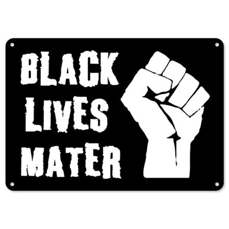 SignMission Z-710-BLM3 BLM Plastic Sign - Black Lives Matter | Walmart ...