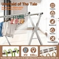 Joybos 63 inches Clothes Drying Rack,Foldable Space Saving Laundry ...