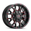 RTX Zion 18x9 5x127 ET-15 CB71.5 Gloss Black Milled Red Wheel - Walmart.com