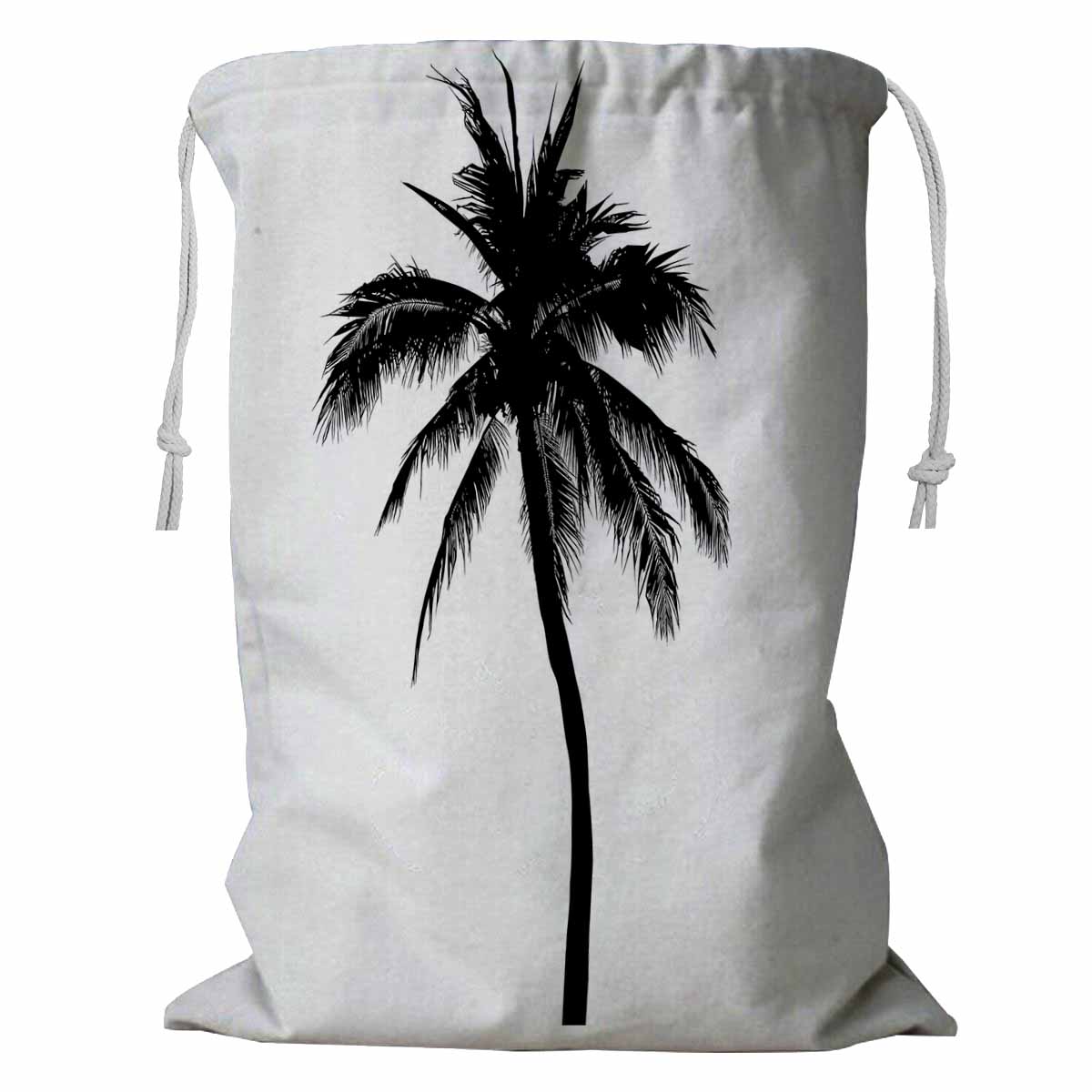 ABPHQTO Coconut Tree Palm Tree Storage Basket Laundry Bag with ...