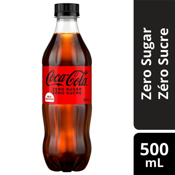 Coca-Cola Zero Sugar 500mL Bottle, 500 mL Bottle - Walmart.ca