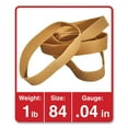 Universal Rubber Bands, Size 84, 3-1/2 x 1/2, 155 Bands/1lb Pack ...