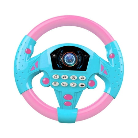 ruzhgo Steering Wheel Toy, Lovely driver fake toddlers Motor Skill for ...
