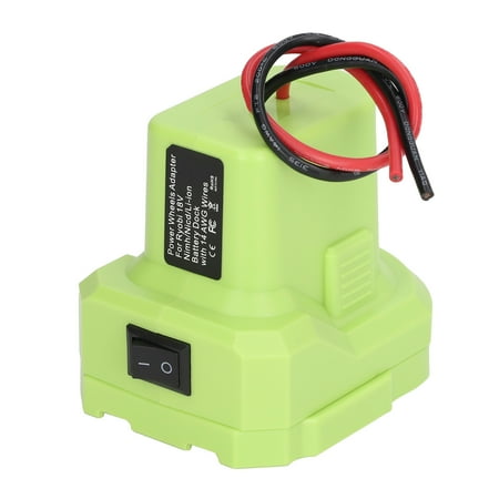 Power Tool Batteries Adapter, 14 Gauge Wire 30A Fuse Impact Resistance ...