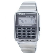 Casio Men's Classic 8-Digit Calculator Watch, Water Resistant, Dual ...