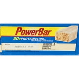 High Protein PowerBar Plus, Vanilla Flavor, 20g Protein, 15 Count ...