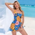 Dailycode Women's One Piece Swimdress Swimsuits Slimming Tummy Control ...