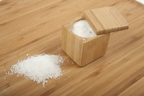 Core Bamboo Medium Square Wooden Salt Box / Spice Cellar - Walmart.com