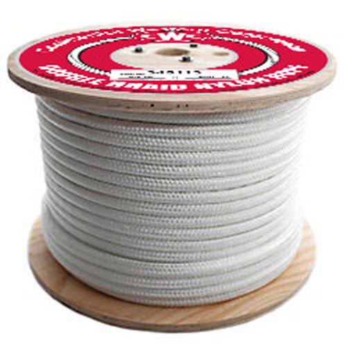 CWC Double Braid Nylon Rope - 1/2" x 600 ft., White - Walmart.com ...