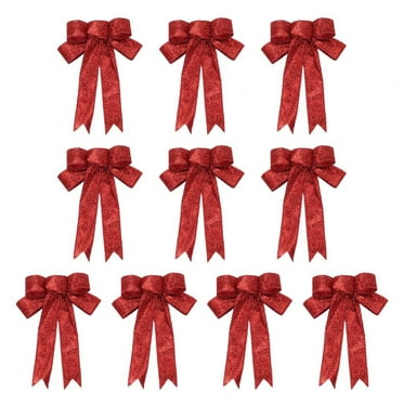 Glittery Red Plastic Christmas Bow 9.84 X14.96 by Love it Products ...