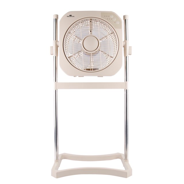 Air Innovations 12" Swirl Cool stand & Tabletop Fan w/ Cord Wrap ...