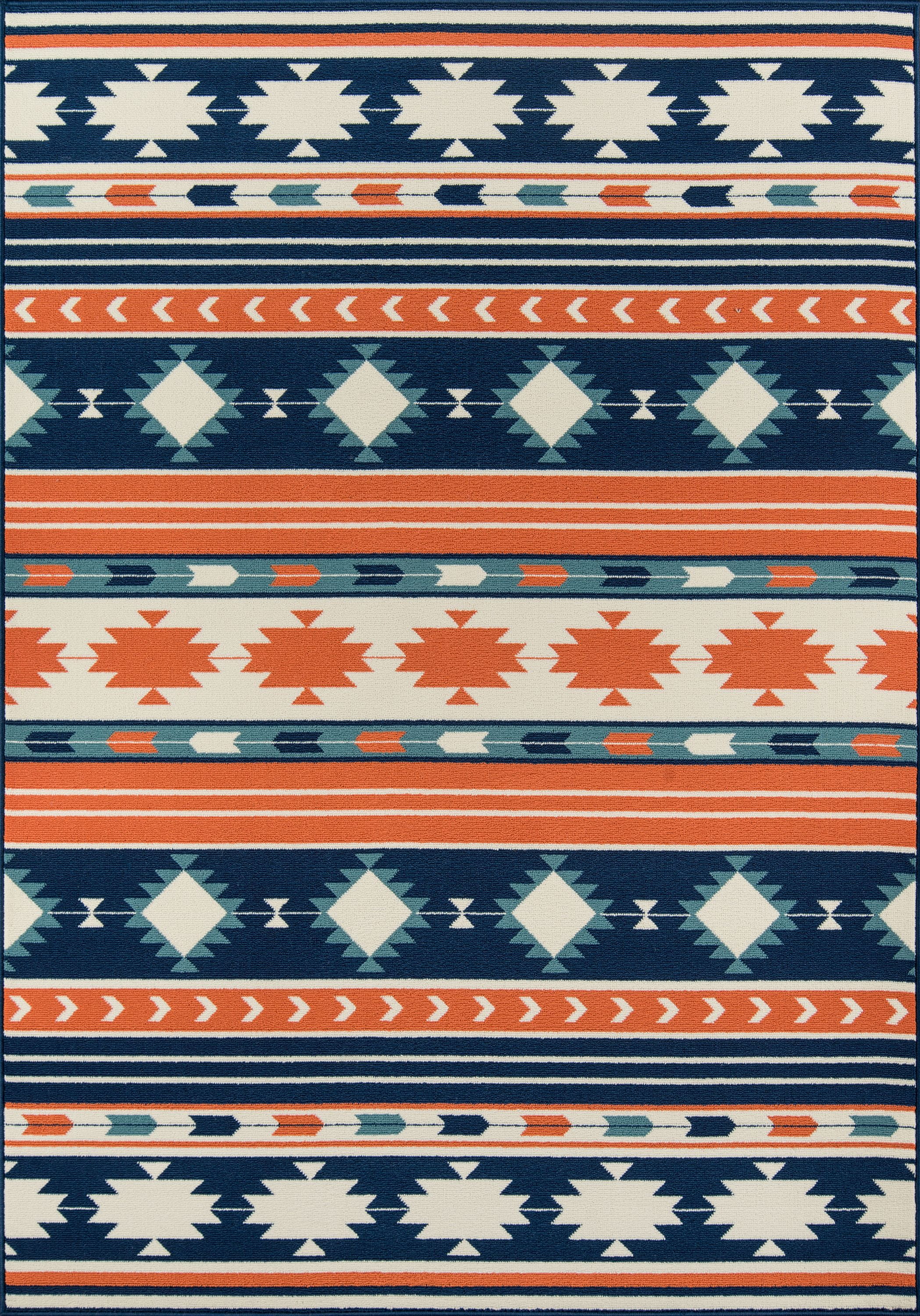 Momeni Baja Polypropylene Machine Made Multi Indoor Outdoor Rug 1 8 X