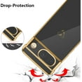JUJHGRF-Designed for Google Pixel 8a 6.1 inch Case,Cute Plating Edge ...