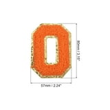 Uxcell Chenille Letter x Patches Large Size 3.15"x2.24" 3PCS(Orange ...