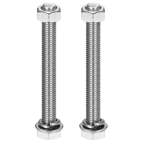 URIJDAS-5 Sets 5/16-18 x 3" Stainless Steel Hex Head Screws Bolts, Nuts ...
