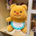 Soft Butter Plushes Bear with Movable Limbs, Interactive Stuffed Pillow ...