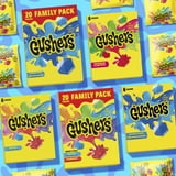 Gushers Fruit Flavored Snacks Family Pack 20 Pouches 16 oz with ...