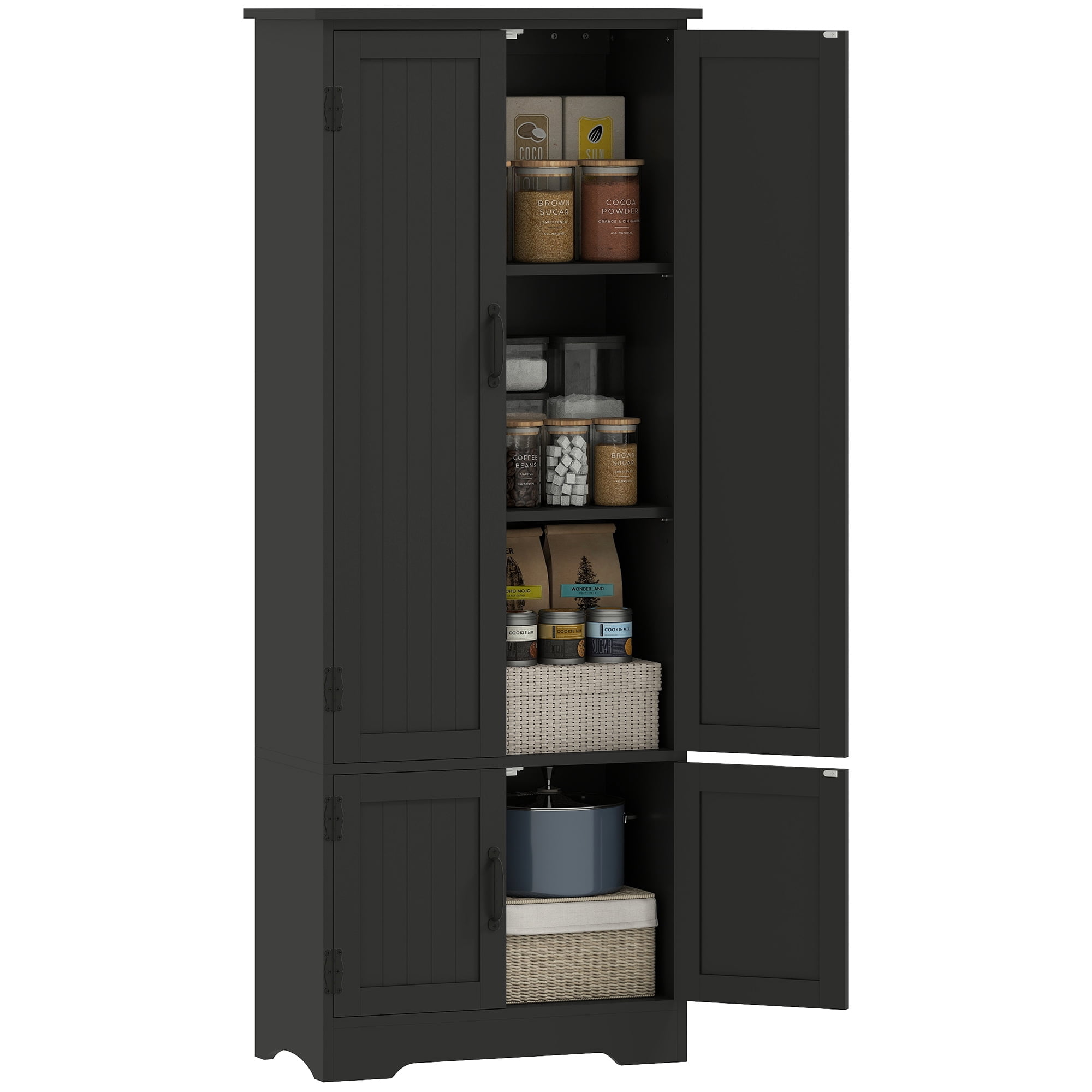 Click here for Homcom 60 Kitchen Pantry  Kitchen Storage Cabinet... prices