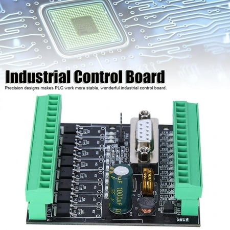 Domqga Industrial Control Board,PLC Industrial Control Board FX1N/2N‑6MR/T/10/14/20MR/T WS2N ...