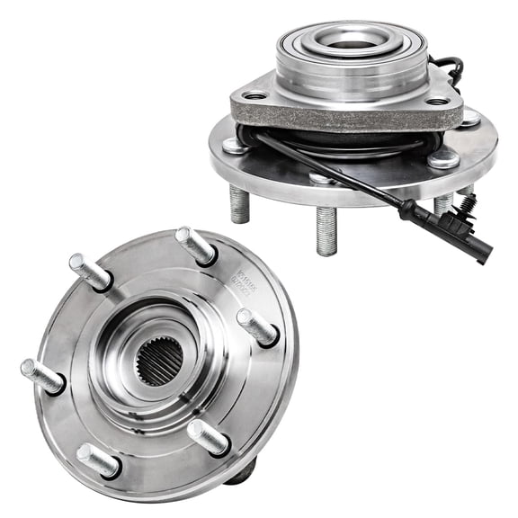 Detroit Axle - AWD Rear Wheel Hubs & Bearing + Front Wheel Bearings ...