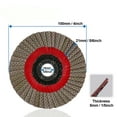 Z-LION 4" Diamond Grinding Wheel Flap Disc,100mm Angle Grinder Sanding ...