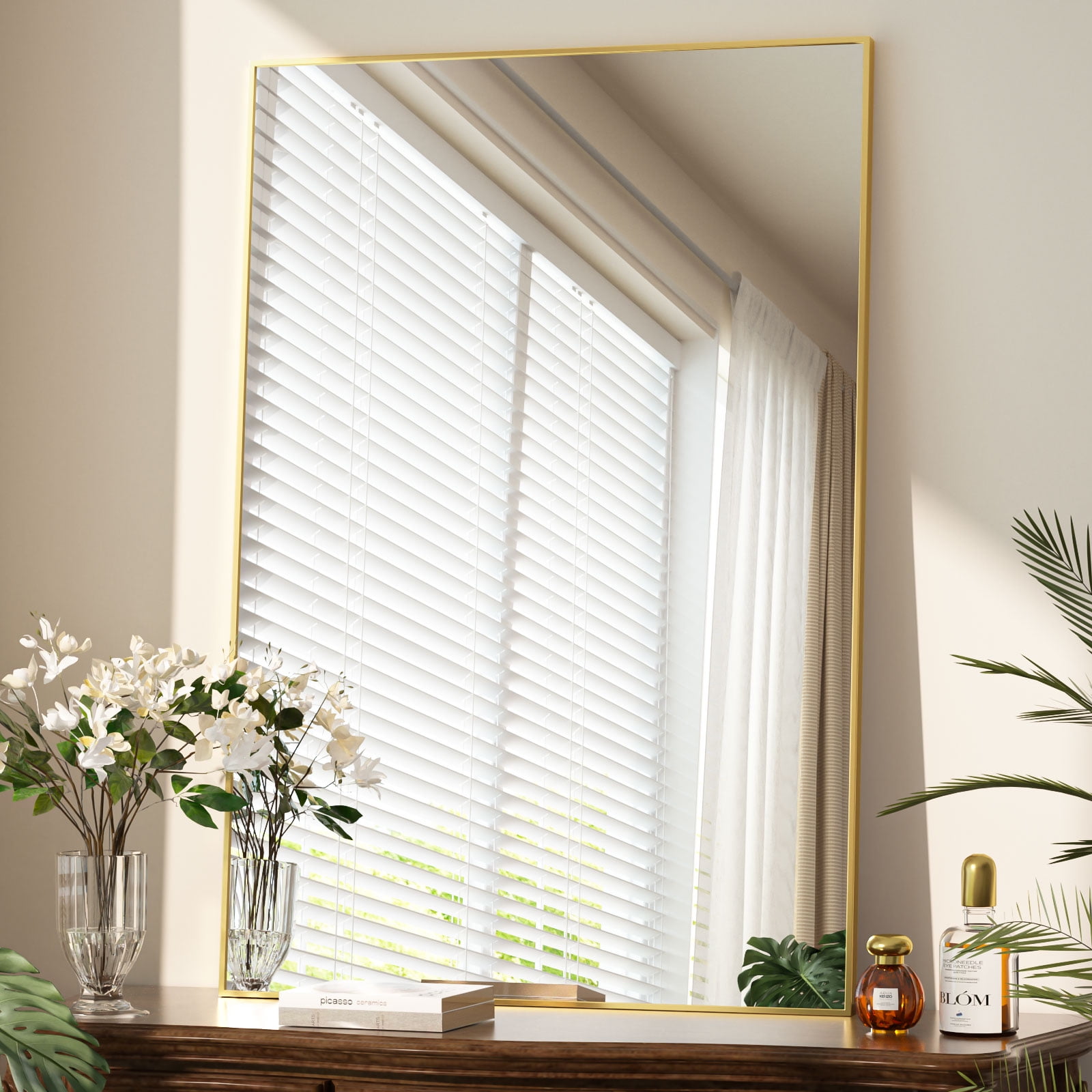 Click here for Beautypeak 26X38 Bathroom Mirror Wall Mirror With... prices