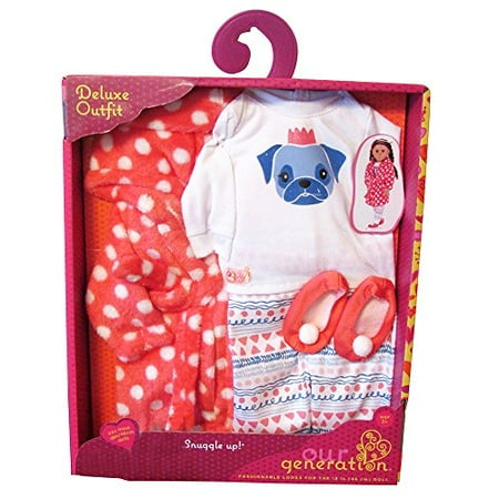 Our generation Snuggle Up! PJs 18" Doll clothes Robe Pajamas | Walmart ...