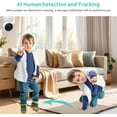 Indoor Camera, AI Human & Pet Motion, 2.4/5 GHz, 360? Pan Tilt, Night ...
