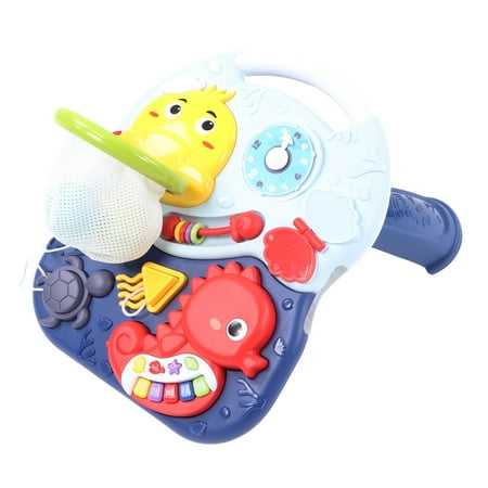 Baby Learning Table, Ocean Theme Blue Musical Learning Table Removable ...