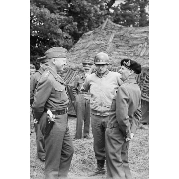 24x36 gallery poster, General Montgomery with Lieutenant Generals ...
