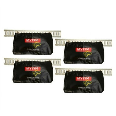 (4 Pack) 5 Ft Bolt-On Horizontal E Track Rail - Black Powder Coated E ...