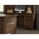 Hartshill Credenza with Power Outlet Burnished Oak - Walmart.com