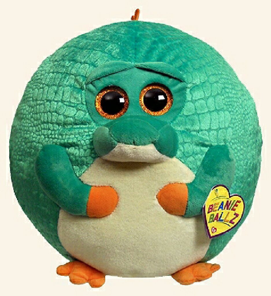 Ty Beanie Ballz - BAYOU the Alligator (Glittery Eyes) 5" Plush ...