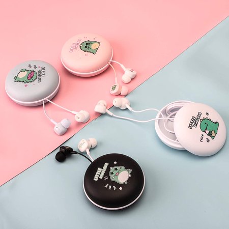 2 PackCute Earbuds for Kids, Kid Size Cute Earbud with Microphone for ...
