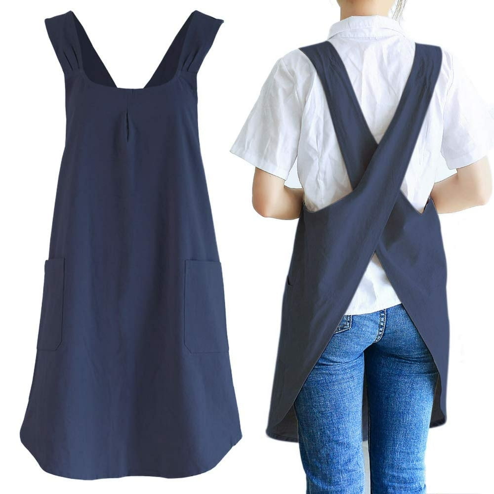 Click here for Eigthtail Linen Cross Back Kitchen Cooking Aprons... prices