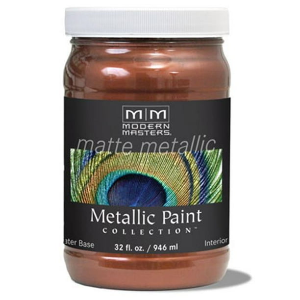 Modern Masters MM205 1 Qt. Antique Copper Matte Metallic Paint ...