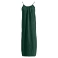 ANINEO Dresses For Women Casual Loose Fit Sleeveless Backless Daily ...
