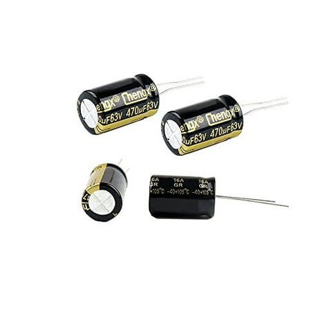 470uF 63V 13X20 +/-20% -40 to +105°C 20 PCS Aluminum Electrolytic ...