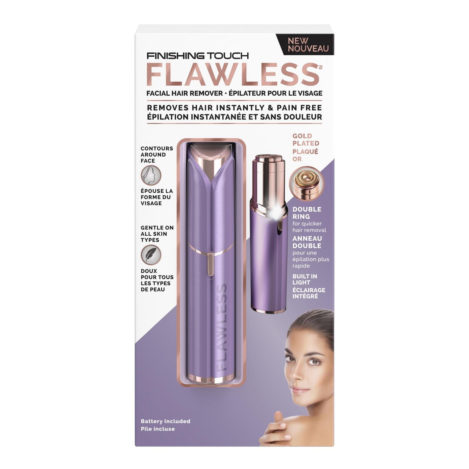 Click here for Finishing Touch Flawless Facial Hair Remover  Lave... prices