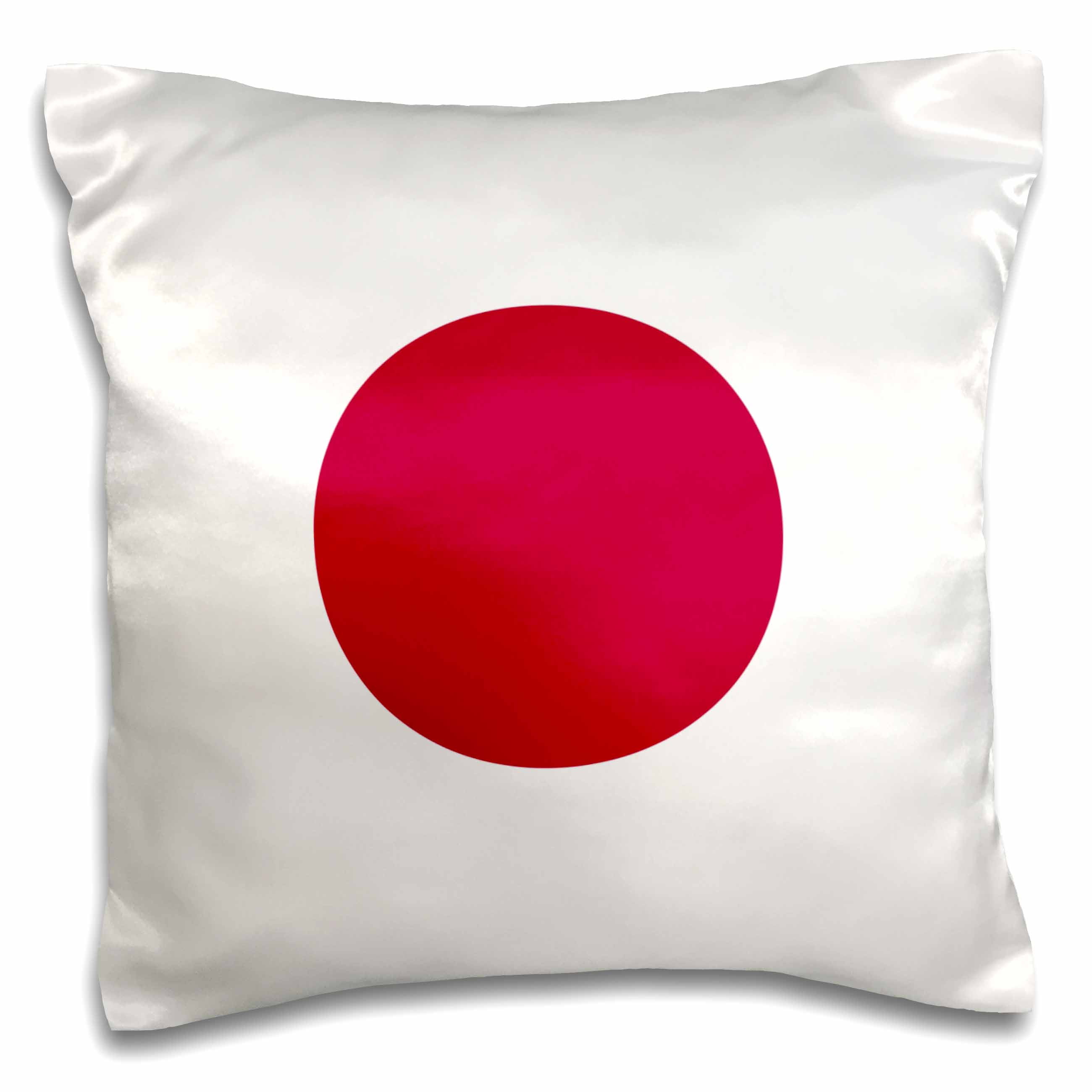 Flag of Japan square - Japanese Red sun disc dot circle on white ...