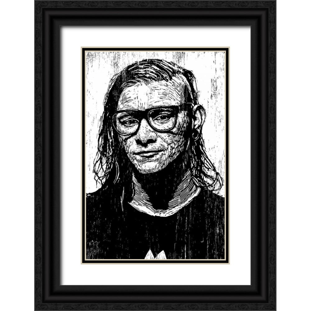 Shigley, Neil 17x24 Black Ornate Wood Framed with Double Matting Museum ...