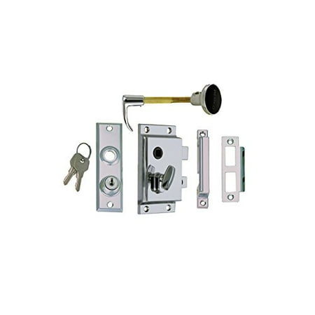 Perko 0919DP0CHR Reverse-Bevel Rim Lock Set with Flush Strike | Walmart ...