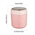 Insulated Soup Cup with Stainless Steel Liner, Double-Wall Vacuum Seal ...