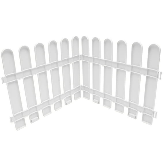 Miumaeov Landscape Edging 4pc 40 x 6 Inch Bendable Metal Garden Barrier ...